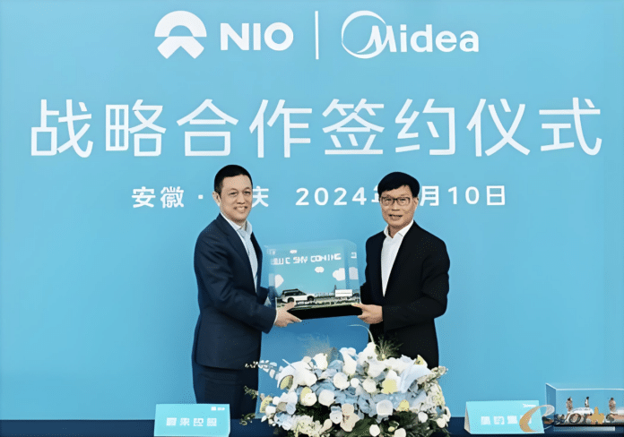 Giants working together: Midea Group and Nio forge strategic partnership