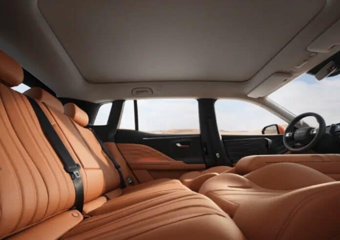 Second-gen GAC Aion V all-electric SUV interior revealed in China
