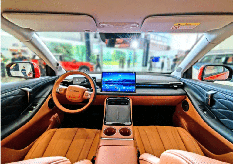 Second-gen GAC Aion V all-electric SUV interior revealed in China