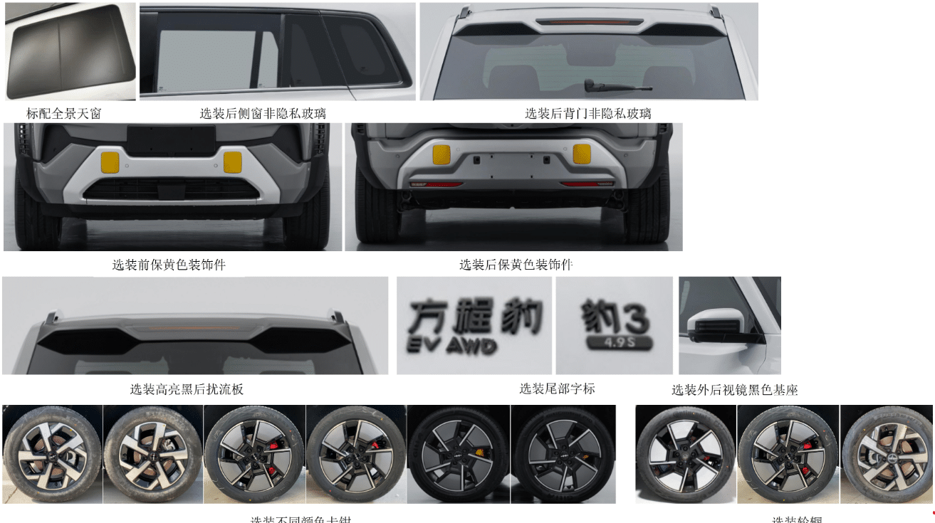 BYD's Fang Cheng Bao Bao 3 official images released