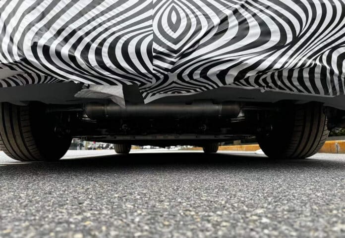 Xpeng P6 spied and is a sleek four-door electric coupe with up to 700km ...