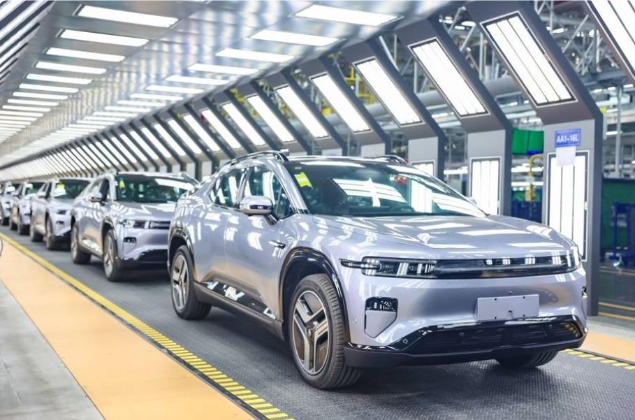 Changan Nevo E07 rolled off production line in China