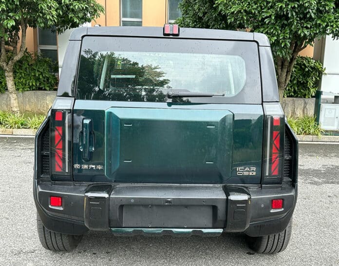 Chery's iCar 03T an electric SUV with off-road design readies for sales