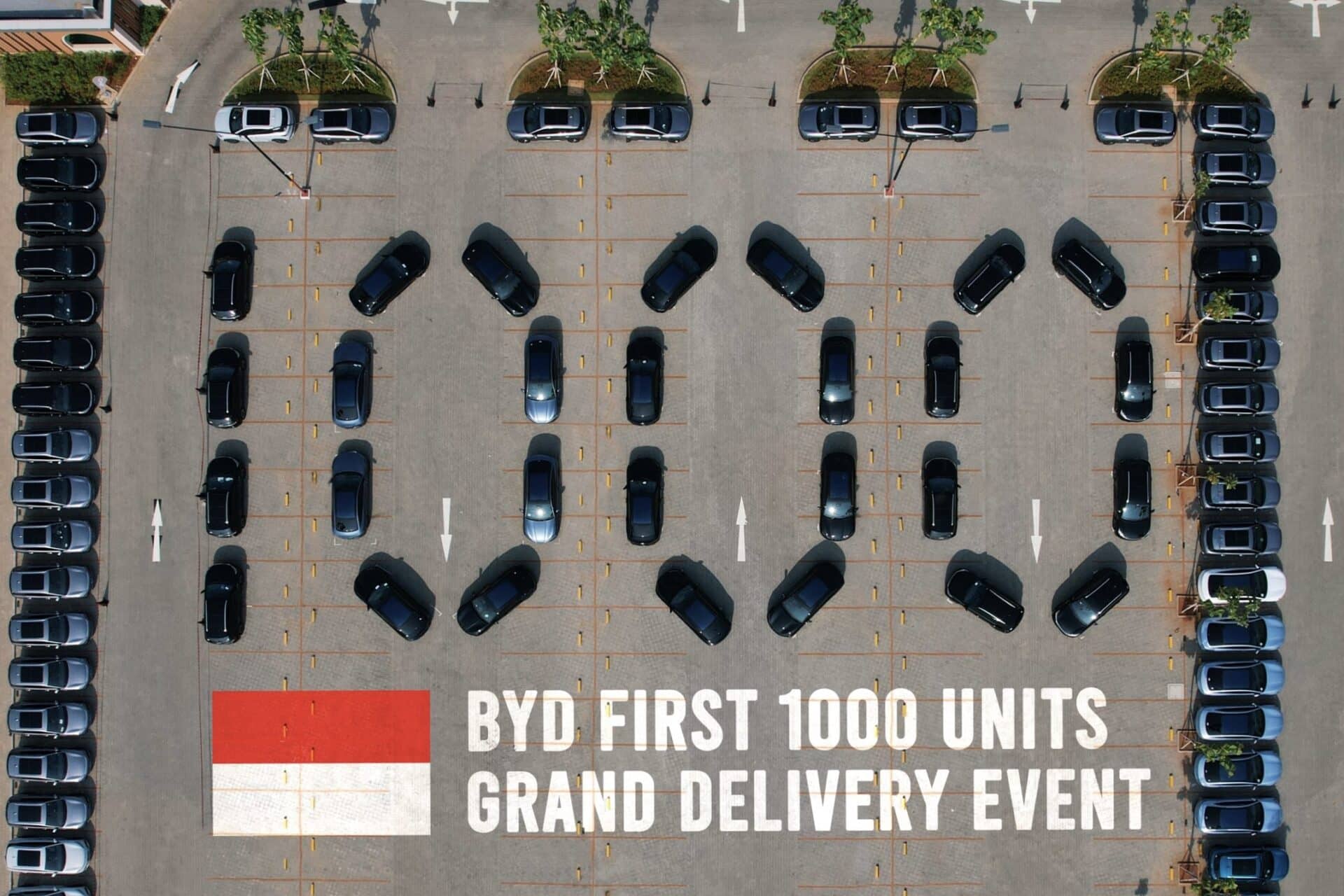 BYD delivers first 1000 vehicles in Indonesia