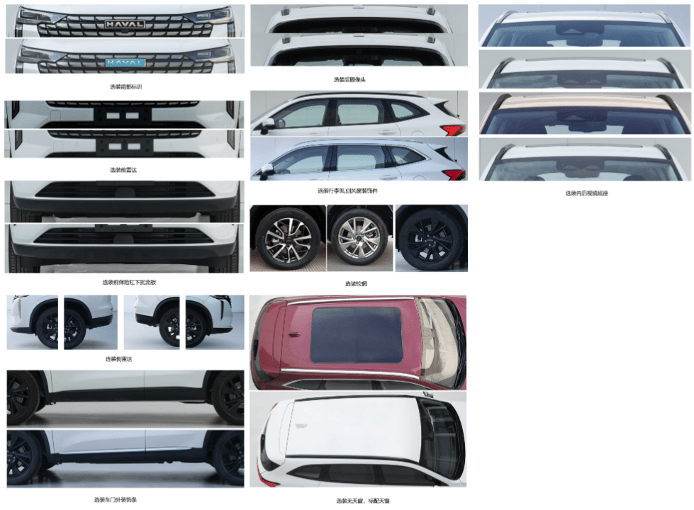 Haval H6 Hi4 plug-in hybrid SUV exposed by Chinese regulator