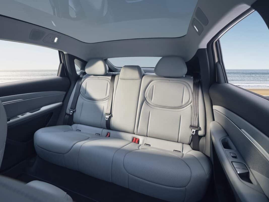 Xpeng Mona M03 official interior shots show Tesla Model 3 like layout