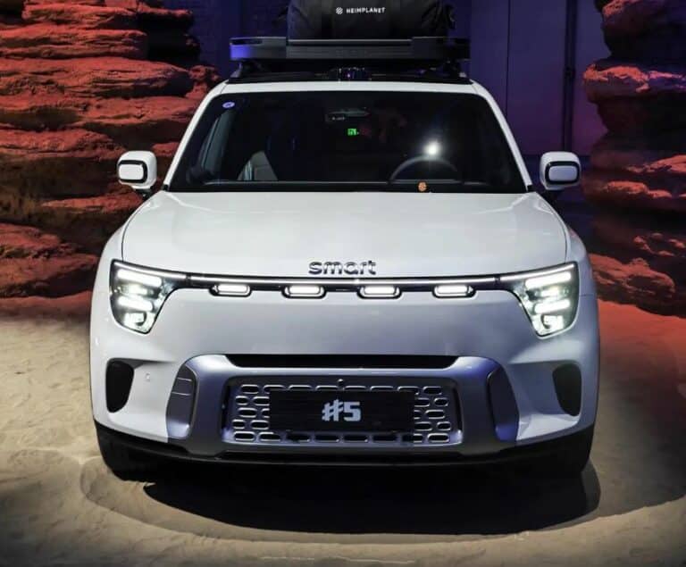 Smart #5 all-electric SUV starts pre-sale at 35,000 USD