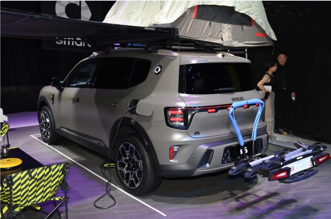 Smart #5 all-electric SUV starts pre-sale at 35,000 USD