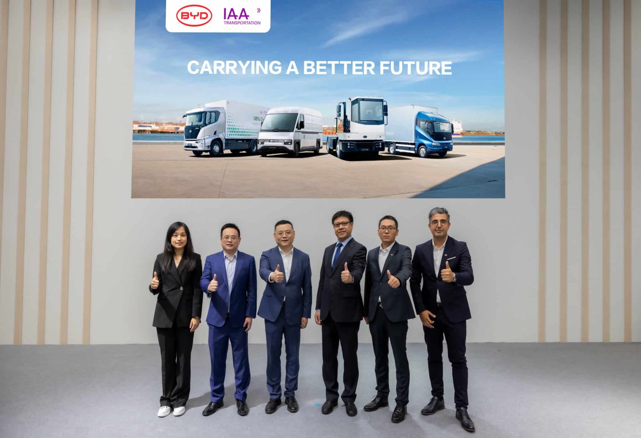 BYD unveils new E-VALI commercial vehicle at German Expo