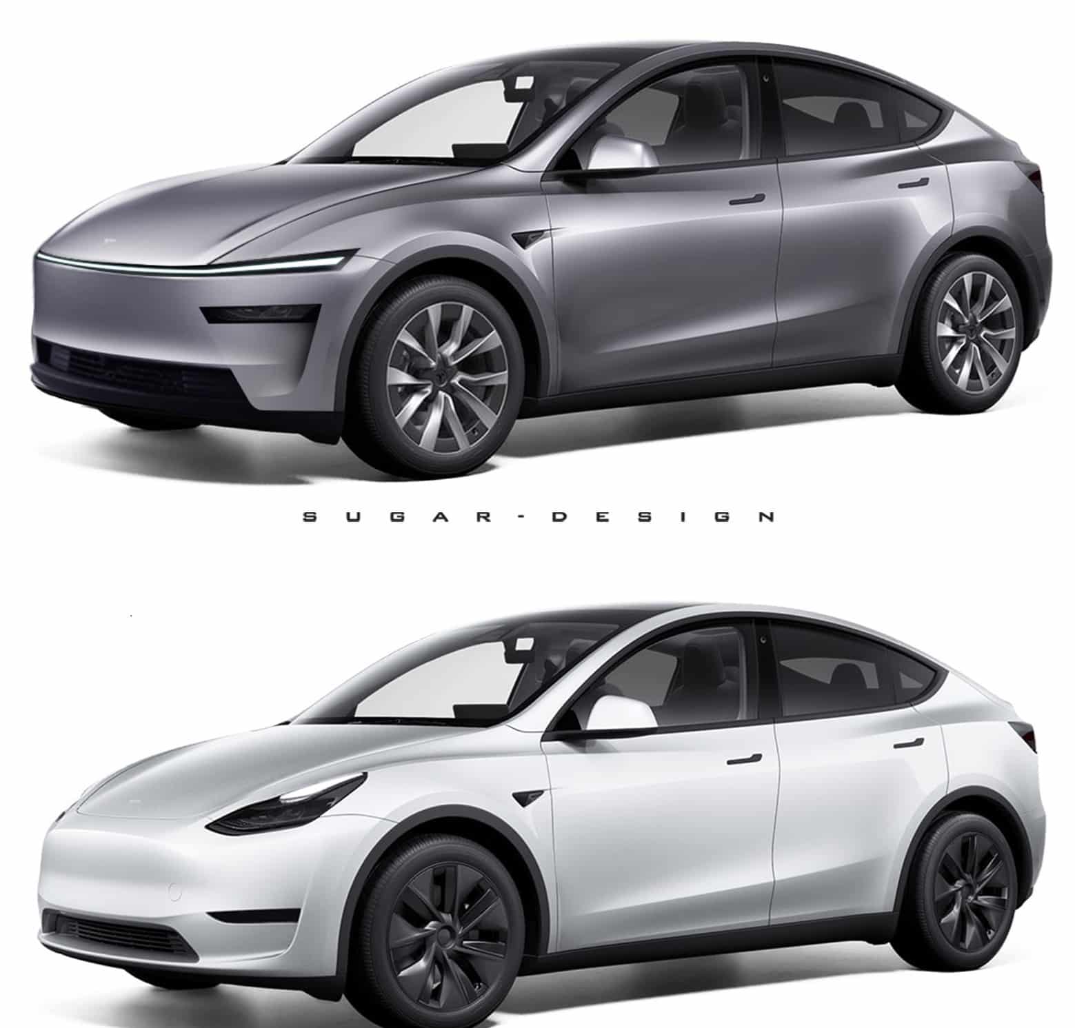 New Tesla Model Y 'Juniper' to have Xpeng-like full-width LED bar ...