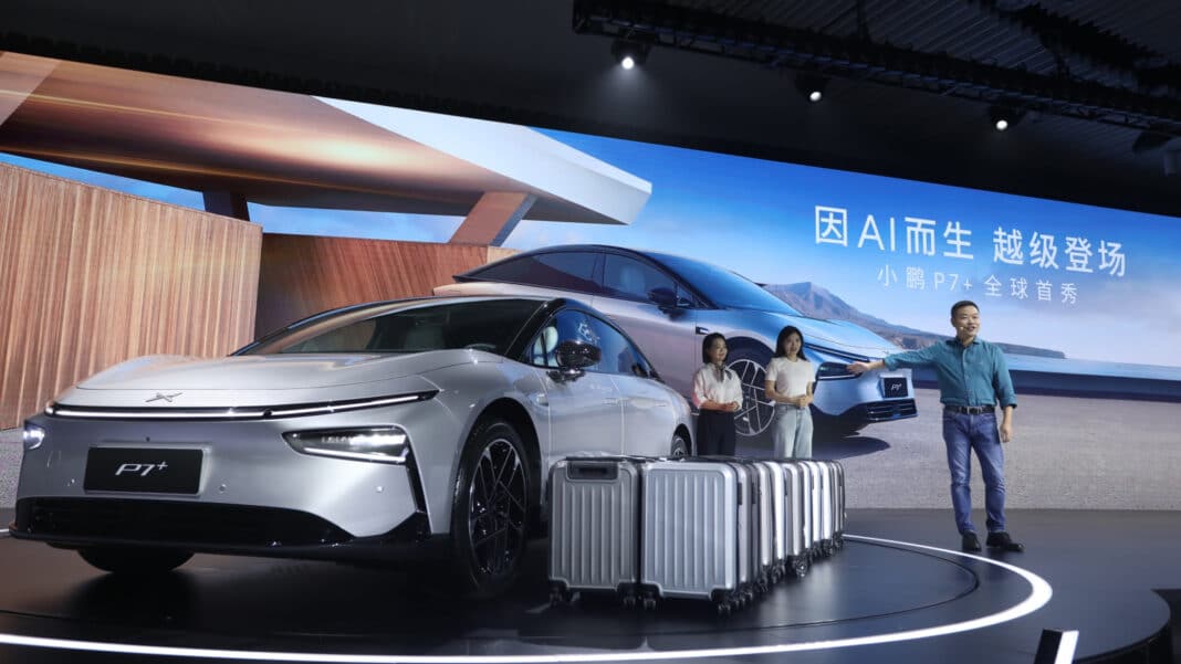 Xpeng P7+ officially revealed in China with next-gen AD platform