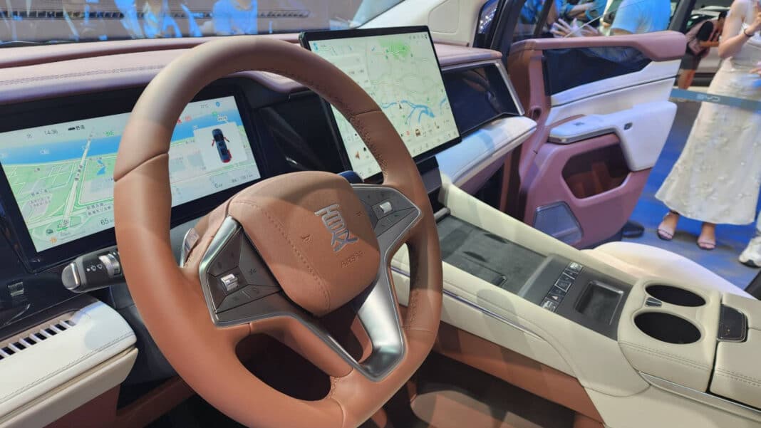 BYD Xia reveals interior with heated and ventilated third-row seats