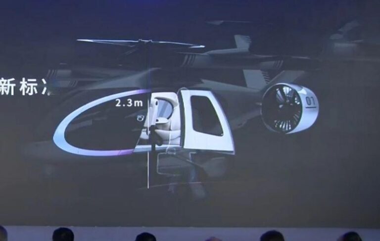 GAC unveiled Govy AirJet eVTOL under new flying car brand