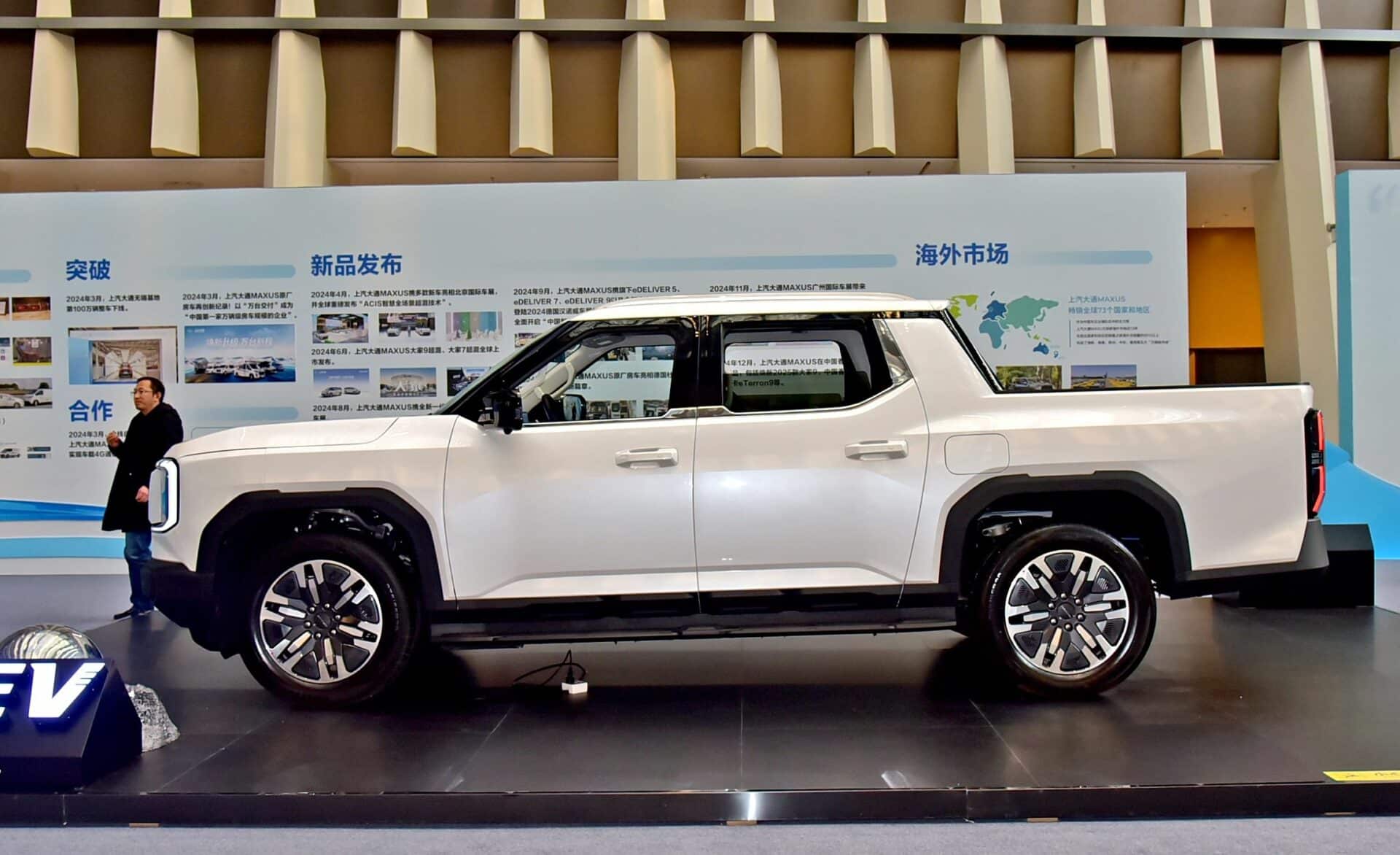 Maxus Interstellar X pickup launches in both diesel and EV form - MG badged version spied