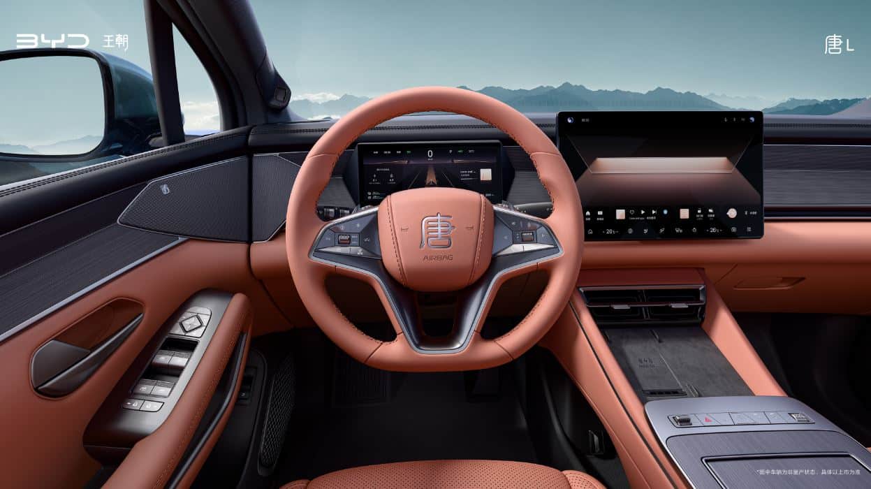 BYD Tang L & Han L official interior images unveiled