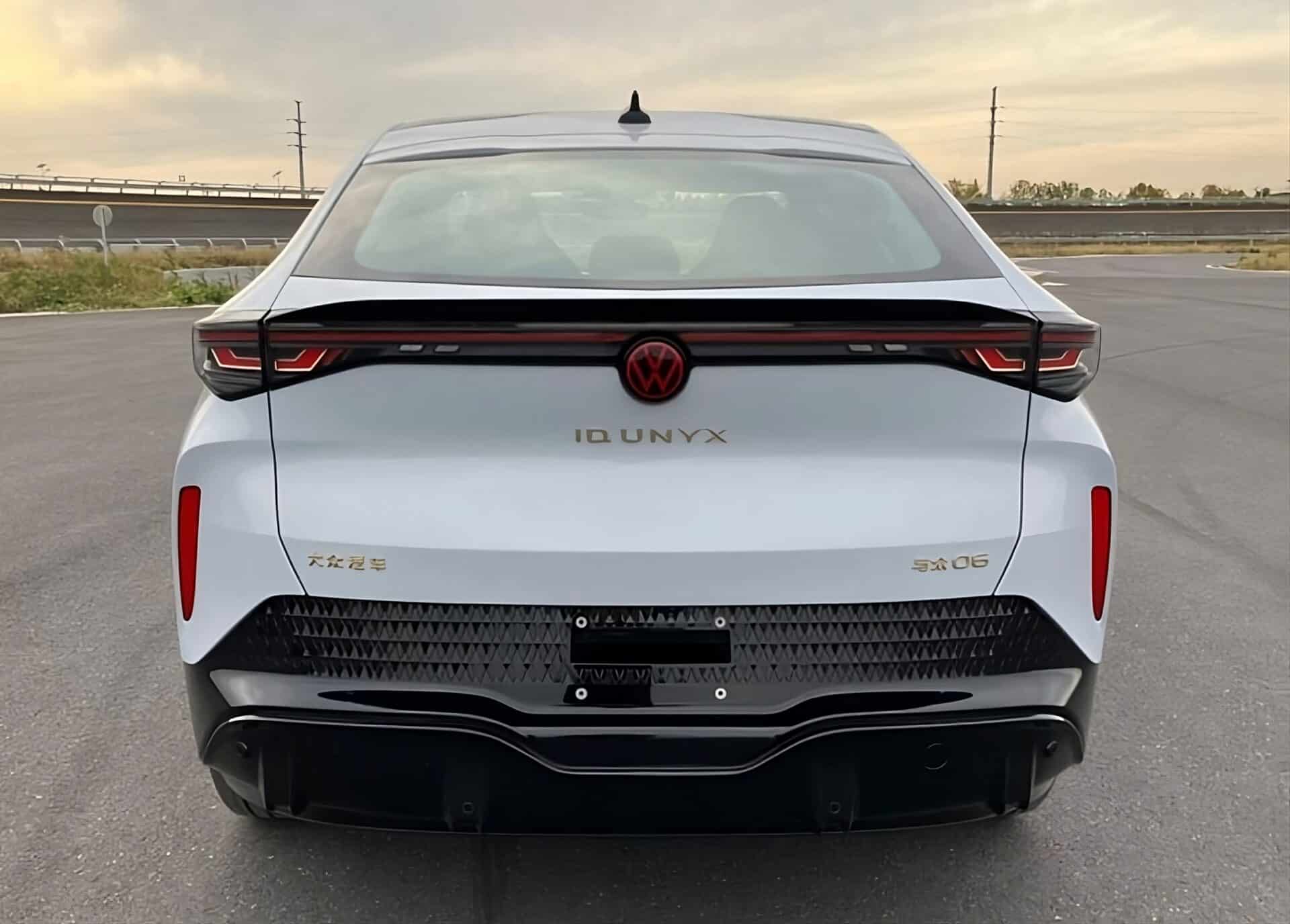 Volkswagen ID.UNYX 06 EV exposed in China, manufactured by Volkswagen Anhui