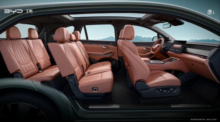 BYD Tang L & Han L official interior images unveiled