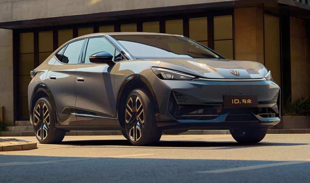 Volkswagen ID.UNYX 06 EV exposed in China, manufactured by Volkswagen Anhui