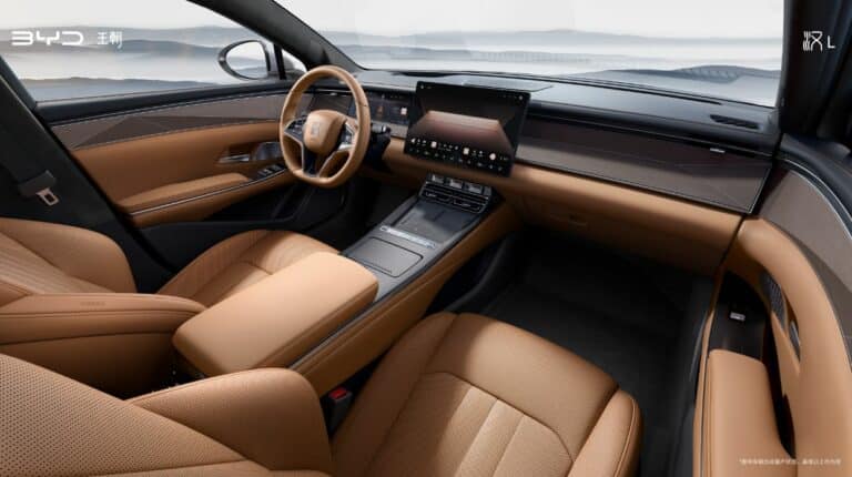 BYD Tang L & Han L official interior images unveiled