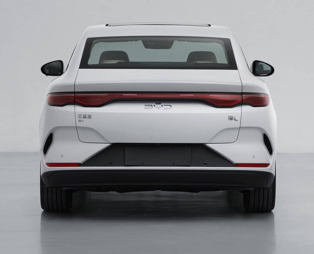 BYD Qin L EV version spotted testing ahead of launch with possibly ...