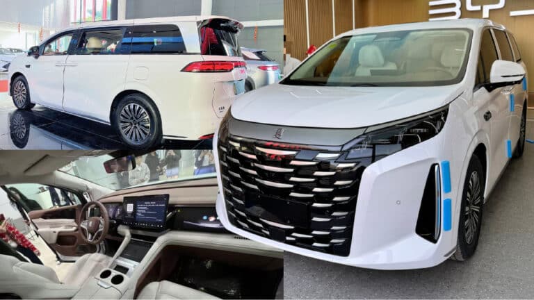 The BYD Xia PHEV minivan reached dealers before the launch