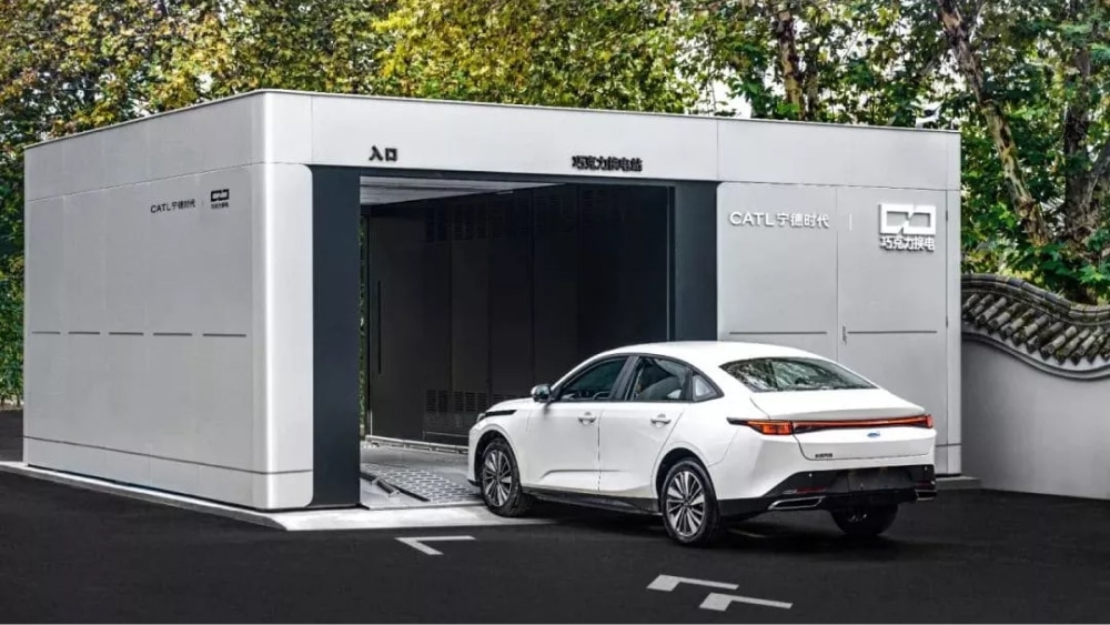 MG-maker SAIC will make EVs with CATL’s battery swap solution