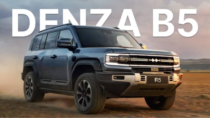 BYD’s Fang Cheng Bao Bao 5 to be sold overseas as Denza B5