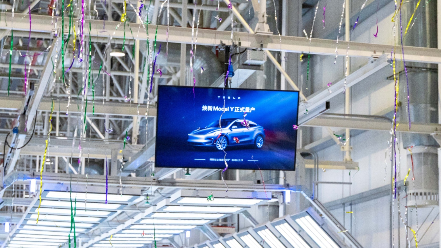 Tesla Shanghai started mass production of the refreshed Model Y