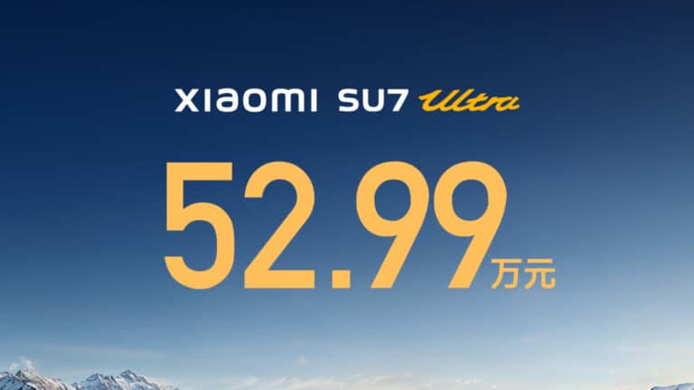 Xiaomi SU7 Ultra with 1526 hp launched in China for 72,830 USD