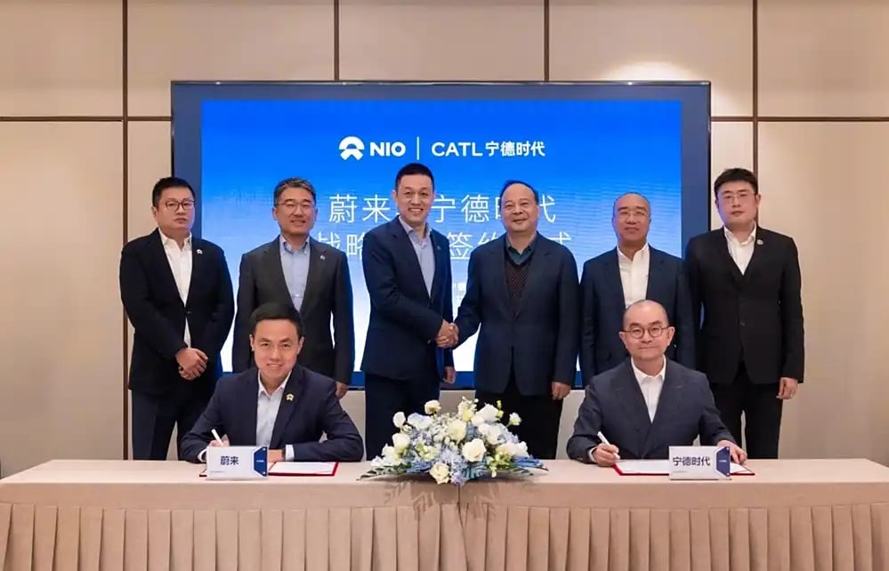 Nio to adopt CATL's Choco-SEB battery swap standard, companies to build swap network together