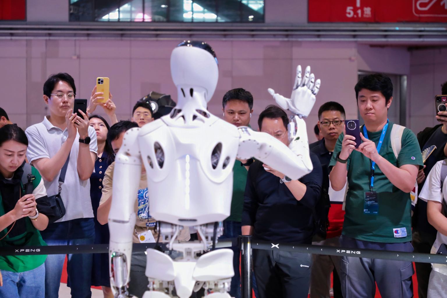 Xpeng showcases humanoid robot 'Iron' used for making its vehicles