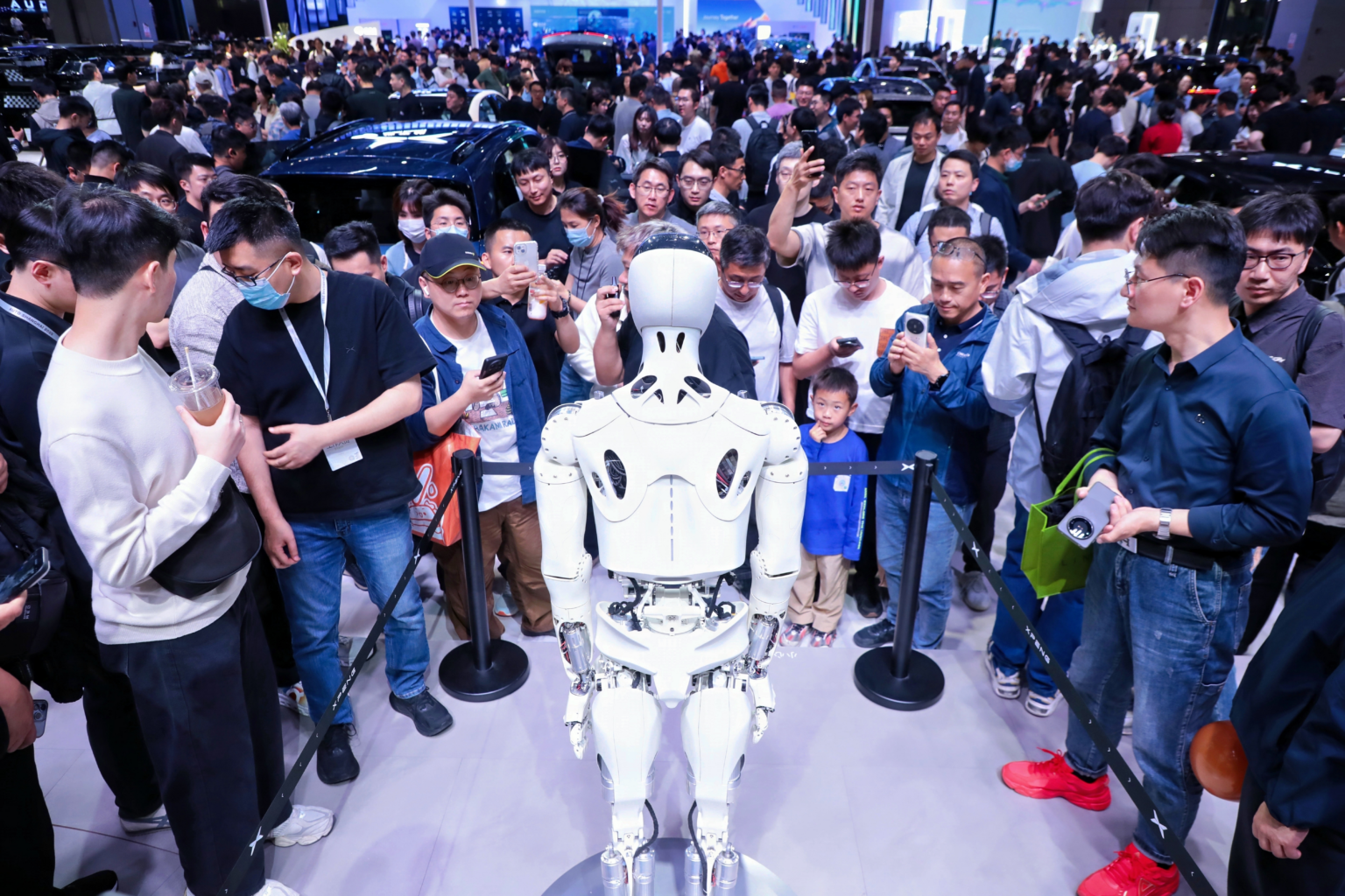 Xpeng showcases humanoid robot 'Iron' used for making its vehicles