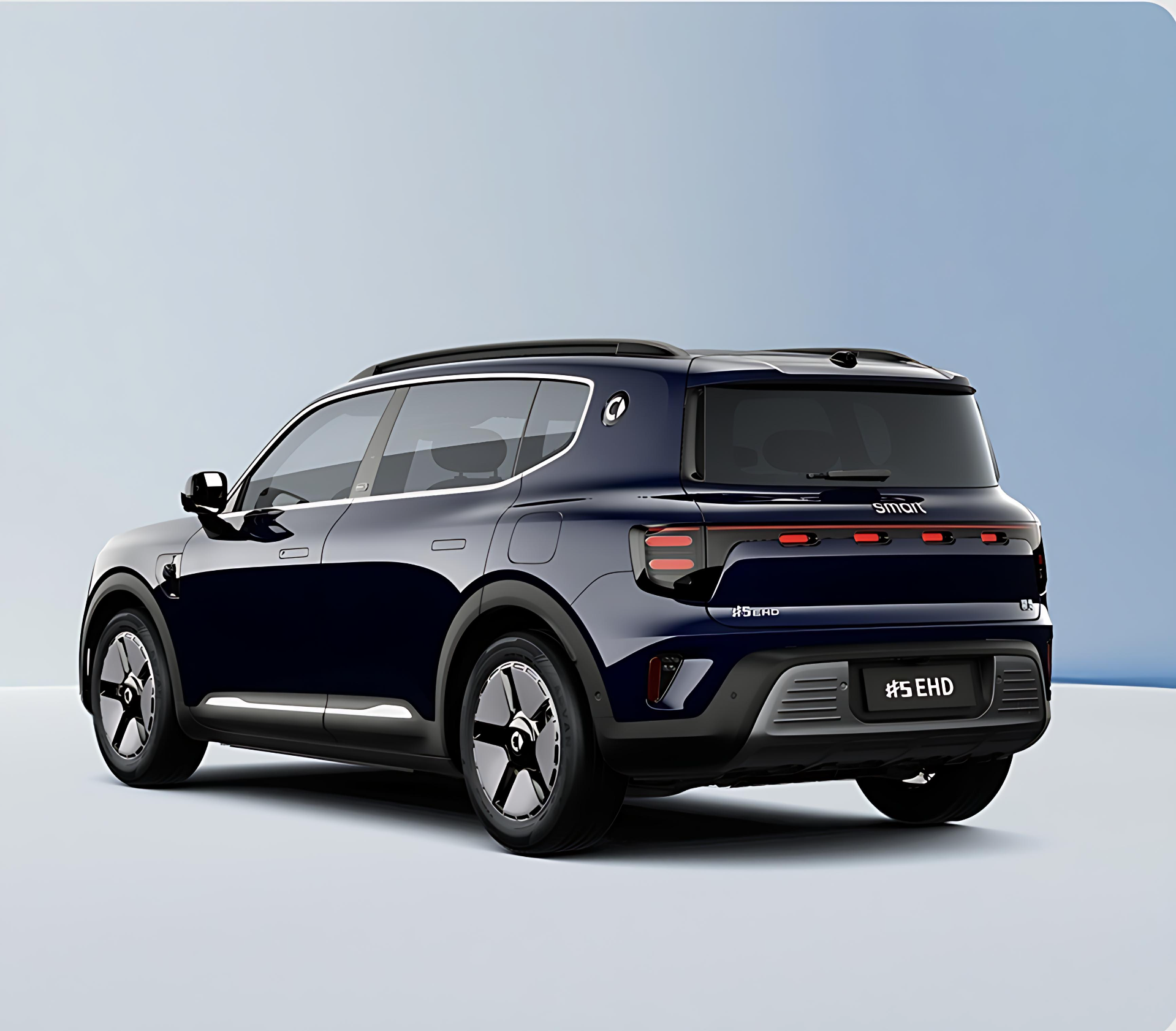 Smart #5 EHD plug-in hybrid SUV official images revealed in China