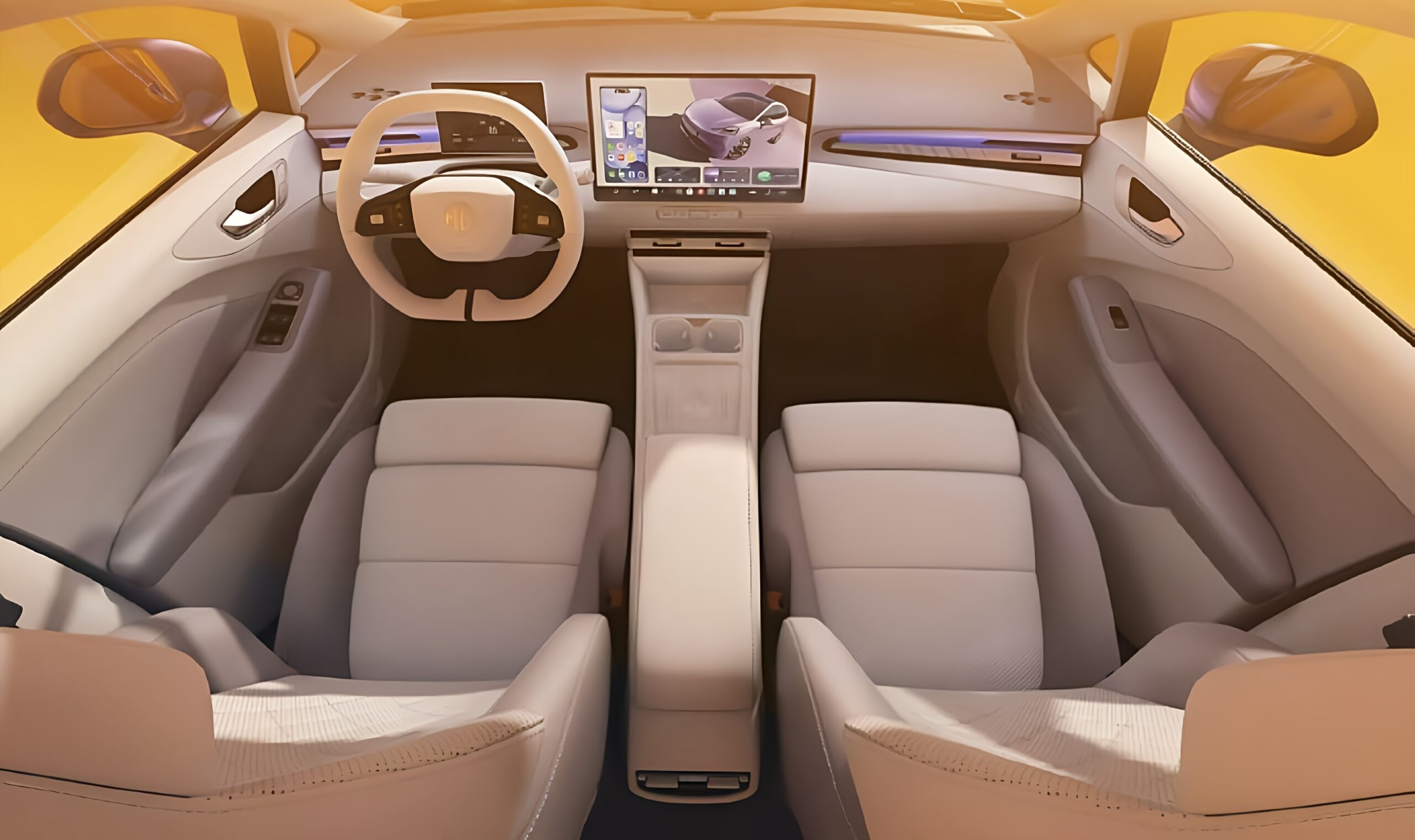 2025 MG4 EV interior officially revealed with Oppo smart cockpit and comfort-focused redesign