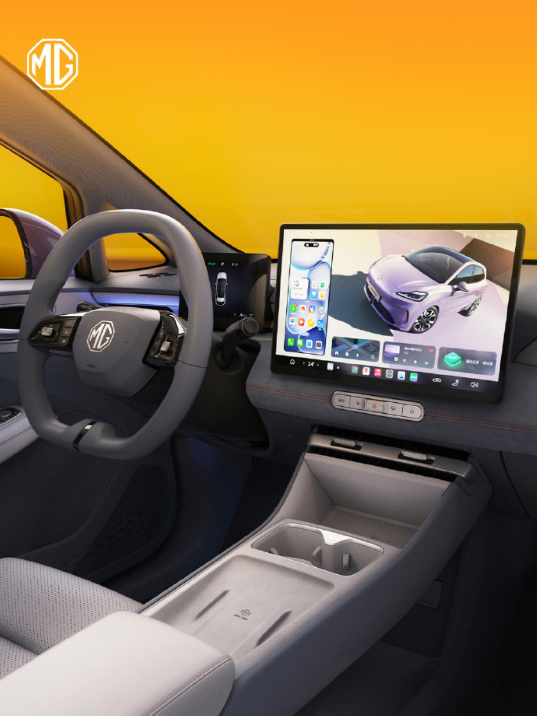 2025 MG4 EV interior officially revealed with Oppo smart cockpit and comfort-focused redesign