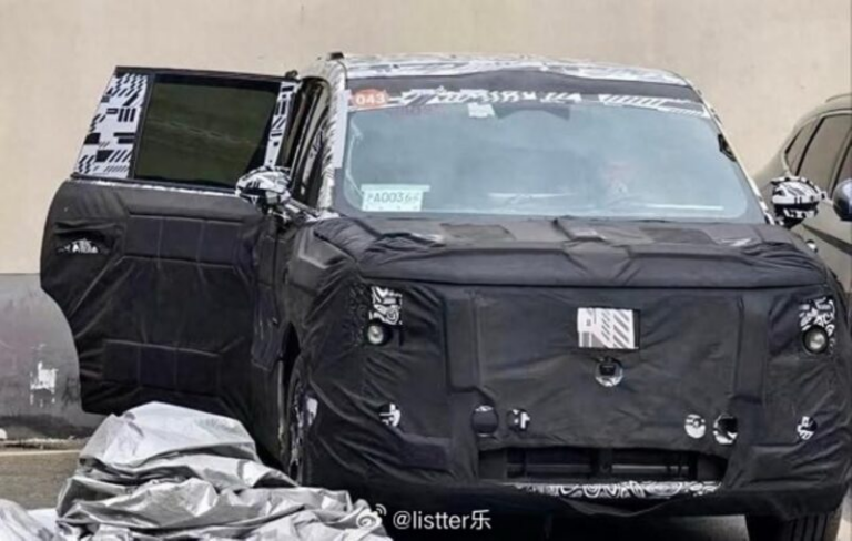 Xiaomi YU9 SUV prototype spotted, full-size SUV with 1,500 km range likely