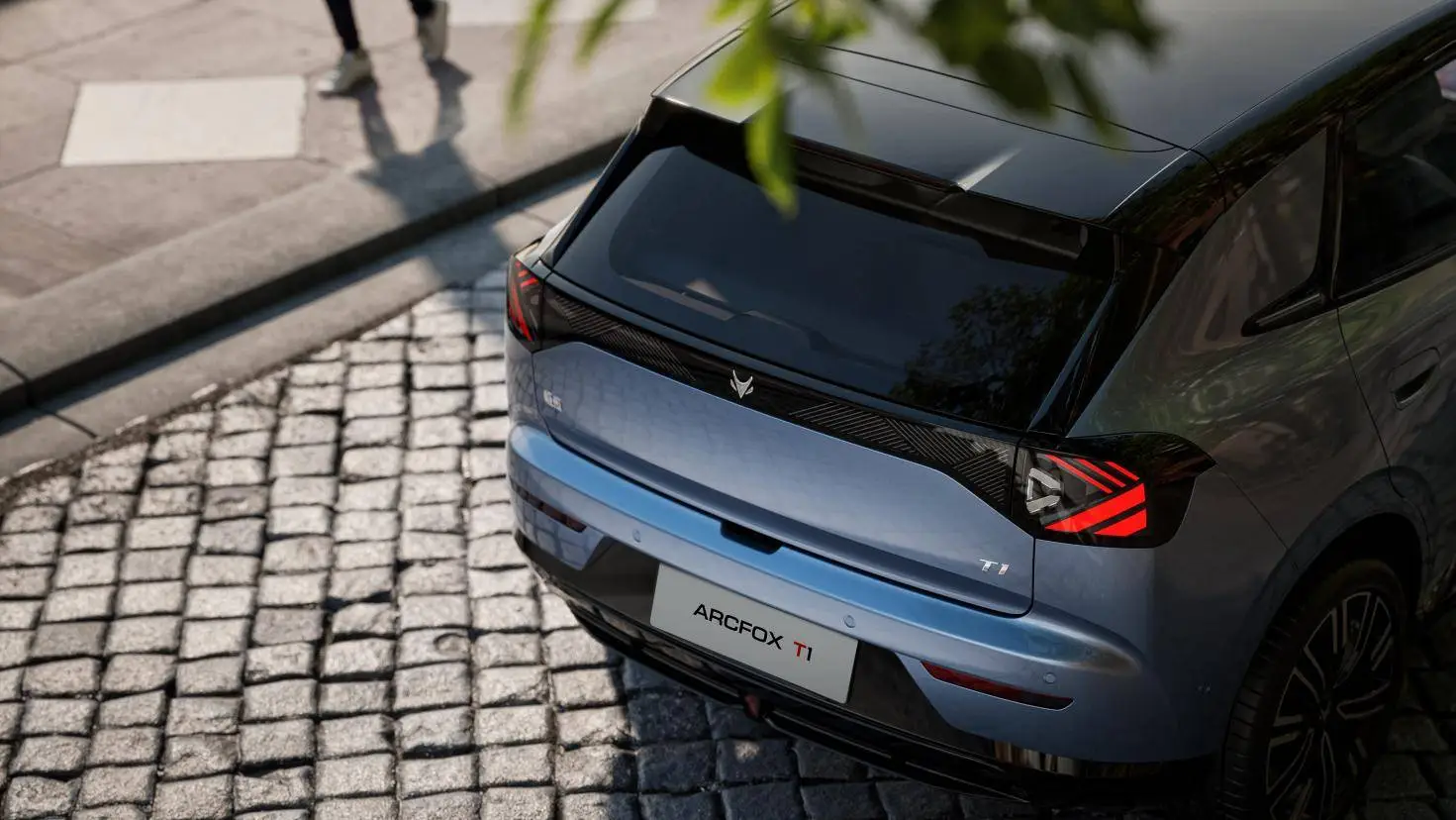 BAIC reveals interior of its BYD Seagull competitor: Arcfox T1 A0-Class hatchback