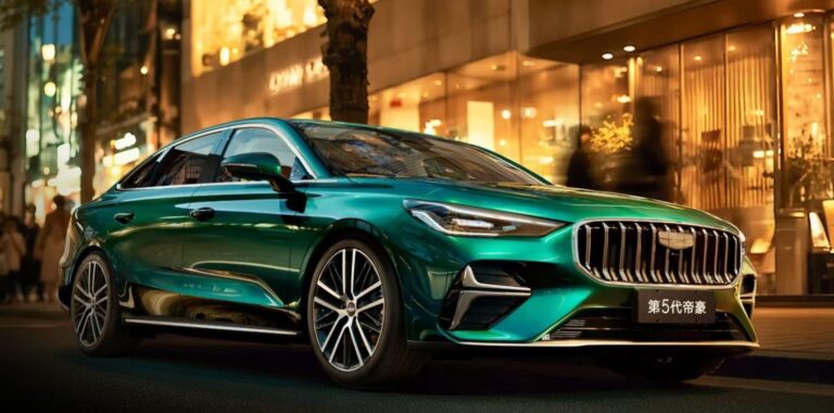 5th-generation Geely Emgrand official images unveiled: 4.8-meters and ...