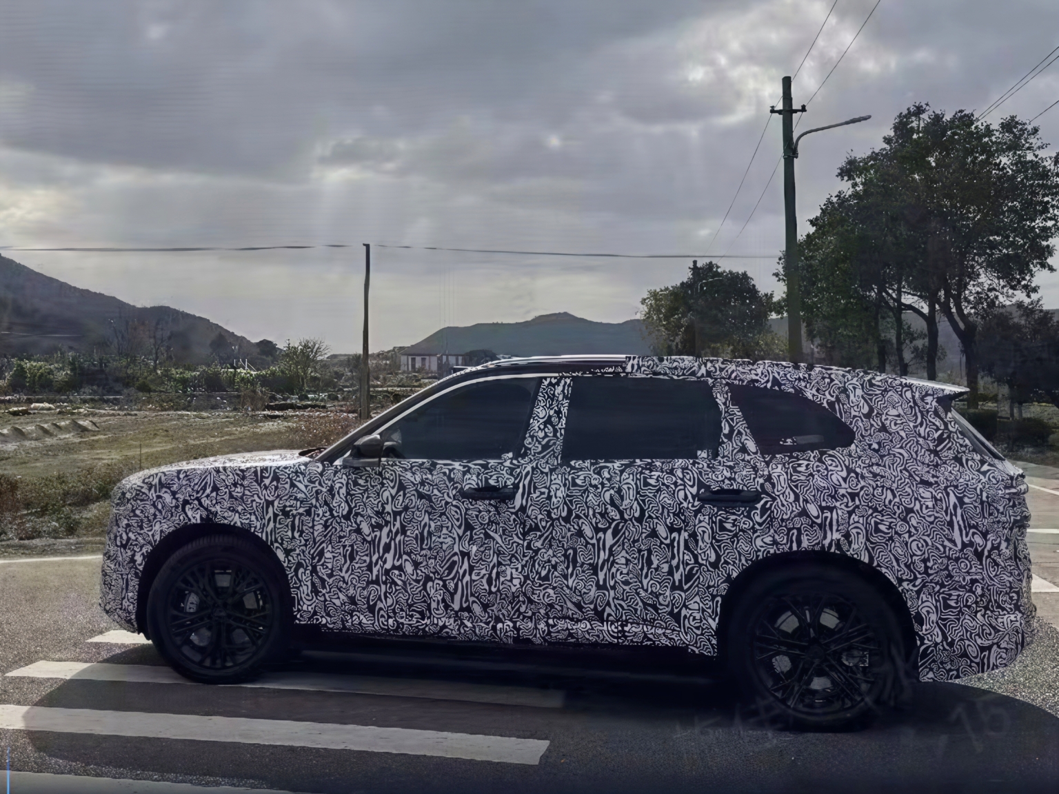 Zeekr 8X's cabin leaked, interior reveals three‑spoke steering wheel in large SUV